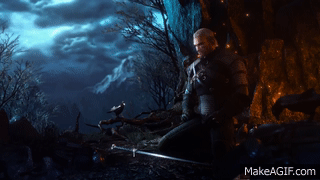 The Witcher 3: Wild Hunt Main Menu Animation on Make a GIF