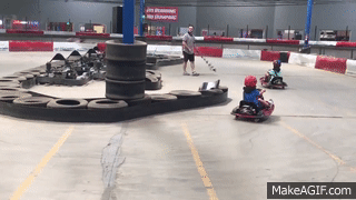 Forever Spinning Kid On Go Kart on Make a GIF