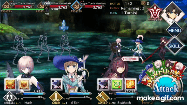 Fate/Grand Order - Singularity Point F - Fuyuki - Full [NA] on Make a GIF