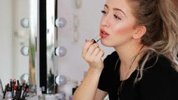 makeup on Make a GIF