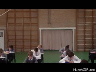Armstrong and Miller - What Exam Invigilators Get Up To... on Make a GIF