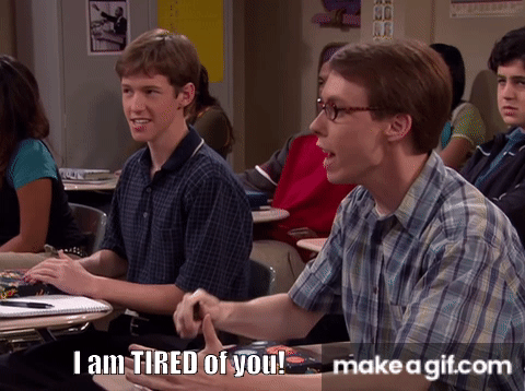 Tired Student Gif