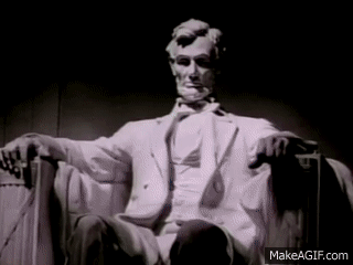"We built this city on rock 'n' roll!" -Abraham Lincoln on Make a GIF