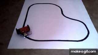 simple Line follower robot on Make a GIF