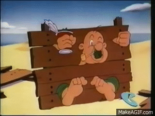 Popeye The Sailor Man on Make a GIF