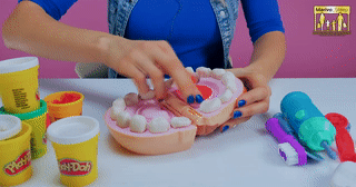 PLAY-DOH Drill'n Fill Dentysta - Kolorowe zęby?? - Hasbro B5520 4K on ...