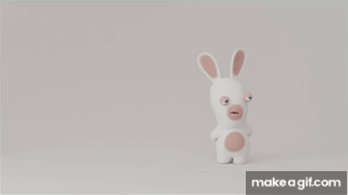 Anniversaire lapins crétins on Make a GIF