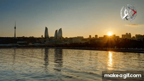 Baku city of lights. Azerbaijan. Hyperlapse & Timelapse on Make a GIF