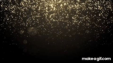 Glowing Golden Dust Particles Background Looped Animation | 30:00 ...