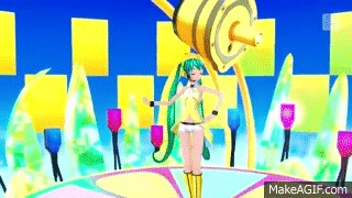 Project DIVA F 2nd DLC [PV] "Yellow" on Make a GIF