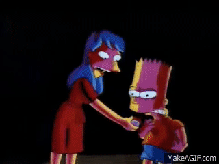 Bart Gets His Heart Ripped Out on Make a GIF