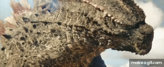 Godzilla Jumps off the Cliff Scene - Godzilla X Kong: The New Empire on ...
