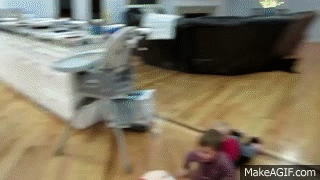 DRAGGING 5 KIDS ACROSS THE FLOOR! on Make a GIF