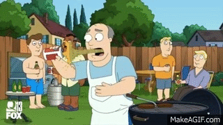 American Dad - beer vs puke on Make a GIF