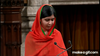 Malala Yousafzai becomes honorary Canadian on Make a GIF