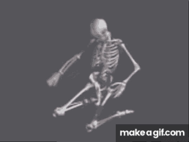 stantwt Skeleton GIF on Make a GIF