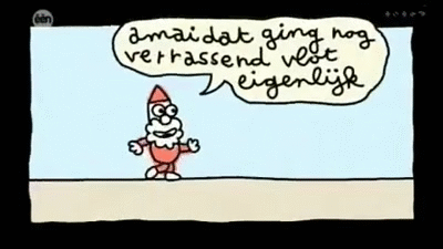 Kabouter Wesley - amai dat ging nog verrassend vlot eigenlijk on Make a GIF