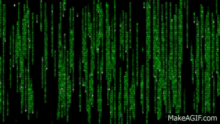 Matrix Raining Code on Make a GIF