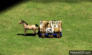 Age Of Empires 2 siege ram vs horse on Make a GIF