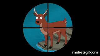 Family Guy Peter Shooting a Deer on Make a GIF