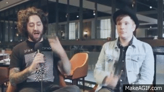 Fall Out Boy Funny Moments 2013 - Part 1 on Make a GIF