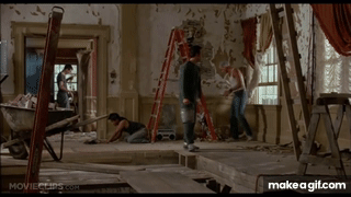 The Money Pit (7/9) Movie CLIP - Chain Reaction (1986) HD on Make a GIF