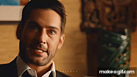 Lucifer grieving on Make a GIF