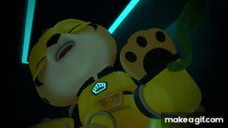 jabari getting his paw tickled by mutant pumpkin on Make a GIF