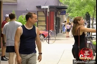 Stuck Up Dress Prank on Make a GIF