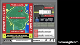 1 hour SFX Sound Effects - Fences are failing! Jurassic Park computer ...