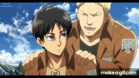 Reiner & Bertholdt Epic Transformation (60fps)(Best Quality) on Make a GIF