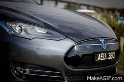 Tesla S on location on Make a GIF