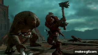 Official Shadow of War Machine Tribe Smackdown on Make a GIF