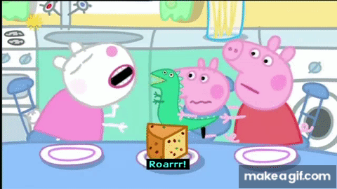 Peppa Pig (Series 2) - Pretend Friend (with subtitles) on Make a GIF