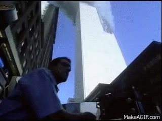 9/11: WTC South Tower Plane Crash on Make a GIF
