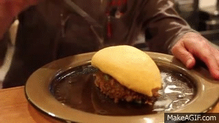 Best Omurice Ever - Kichi Kichi, Kyoto on Make a GIF