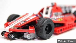 Lego Technic 42011 Race Car Build & Review on Make a GIF