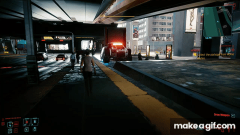 Cyberpunk 2077 - Trauma Team disappears glitch on Make a GIF
