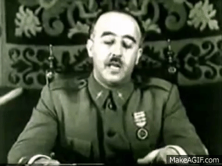 Jefe del Estado - General Francisco Franco on Make a GIF