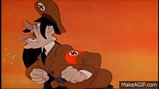 Disney Cartoon Adolf Hitler Goes to Hell (From 'Stop That Tank') on ...