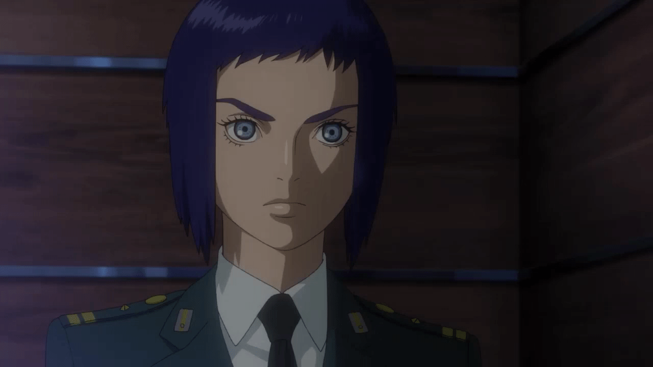 Motoko smile on Make a GIF