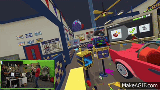 VR the Champions – Job Simulator: Garage on Make a GIF