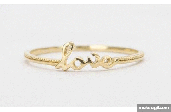 Delicate Gold Jewelry on Make a GIF