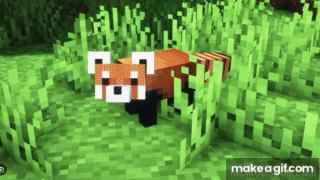 Minecraft Red Panda on Make a GIF