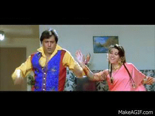 govinda dance on Make a GIF