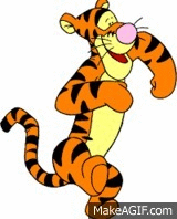 Tigger dancing on Make a GIF