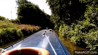 Narrowboat Gif