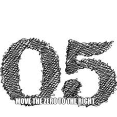 move the zero to the right on Make a GIF