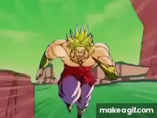 GO BROLY GO GO! on Make a GIF