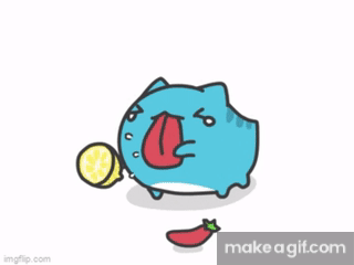 bugcat capoo gif on Make a GIF